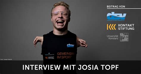 Josia Topf Im Interview Zum Gemeinsinn Im Sport