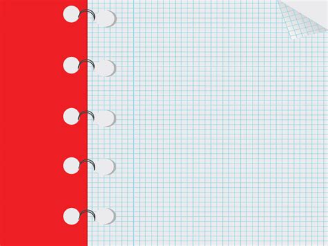 Notebook Background For Powerpoint Presentation