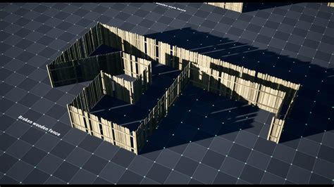 simple fence generator unreal engine asset