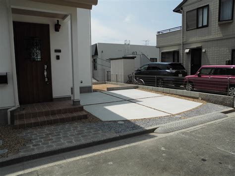 石畳のアプローチ外構【広島市西区】 広島県｜外構 エクステリア｜わが家いいにわ