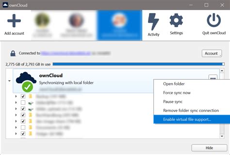 Using The Virtual Filesystem Documentation For OwnCloud A Kiteworks