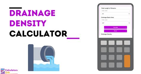 Drainage Density Calculator