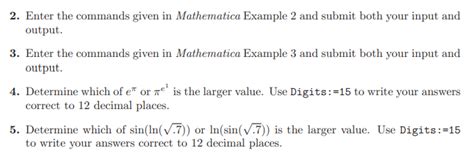 2 Enter The Commands Given In Mathematica Example 2