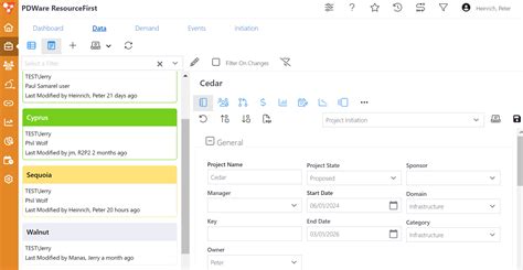 Resourcefirst User Interface Pdware
