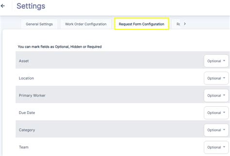 Request Form Configuration Atlas CMMS Docs