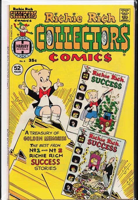 Harvey Collectors Comics 6 1976 Richie Rich Comic Books Bronze