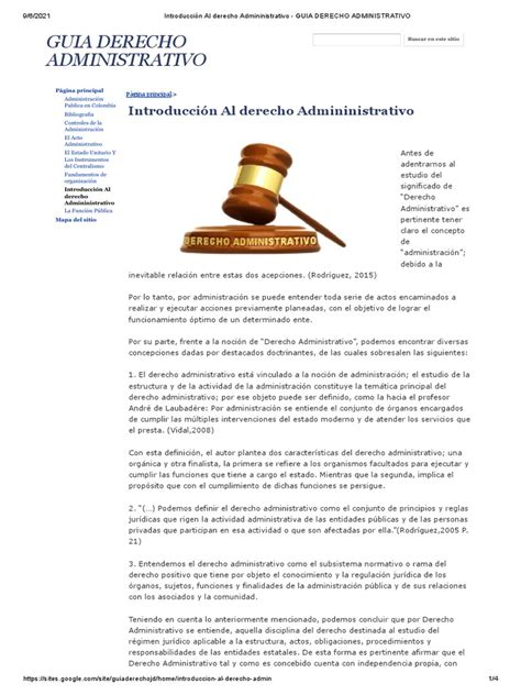 Introducción Al Derecho Admininistrativo Guia Derecho Administrativo