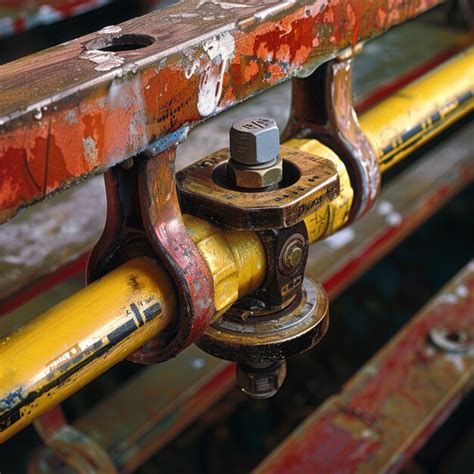 A Detailed Image Of A Plumbers Level Checking Pipe Alignment Premium AI Generated Image