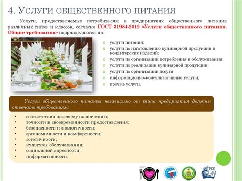 Характеристика предприятий общественного питания презентация онлайн