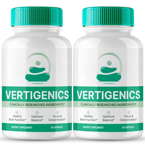 Vertigenics Brain Supplements For Memory And Focus Capsules