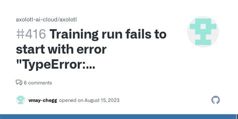Training Run Fails To Start With Error Typeerror Opensslmd5 Takes