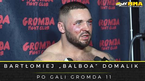 BARTŁOMIEJ BALBOA DOMALIK Gromda 11 Wygrana walka z Łukaszem