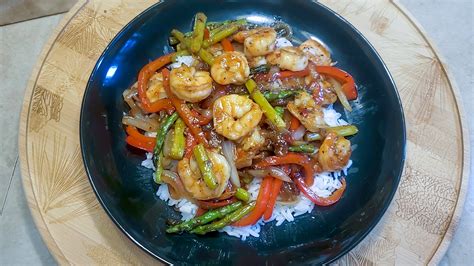 Sweet Chili Shrimp Stir Fry Tastedis