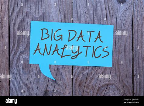 Sign Displaying Big Data Analyticsthe Process Of Examining Large And