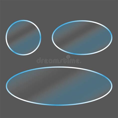 Glass Frames In Modern Style Square Area Icon Vector Illustration Stock Vector Illustration