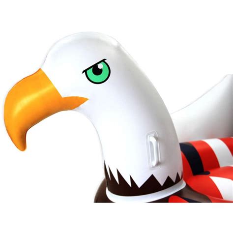 Swimline Inflatable American Bald Eagle Giant Float And 36 In American