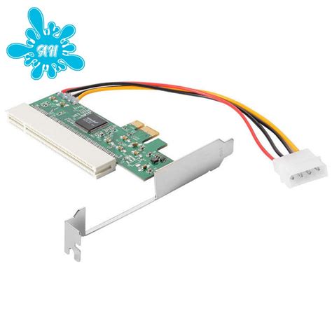 PCI Express To PCI Adapter Card PCI E X X X X Power Cable Card Shopee Thailand