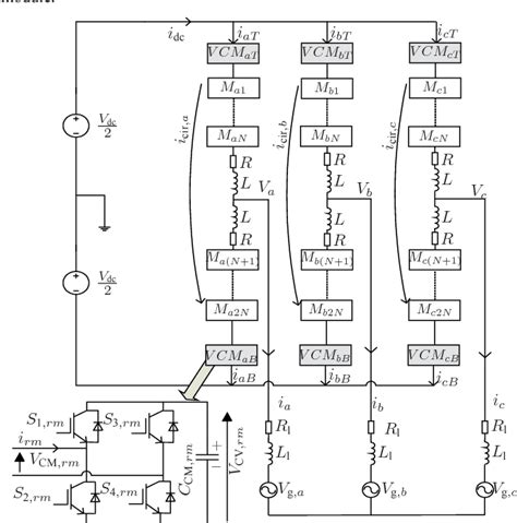 Figure 2 From A Novel Modular Multi Level Converter Topology With Voltage Correcting Modules