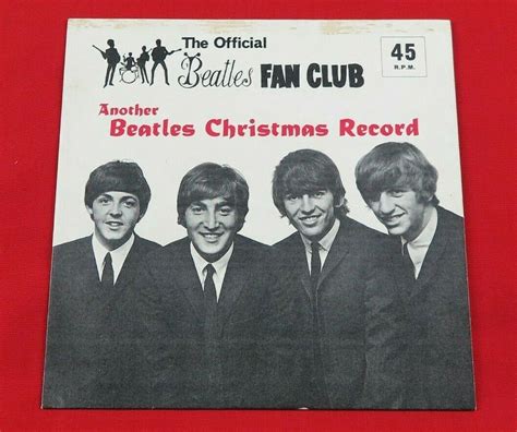 The Beatles Another Beatles Record 1964 Fan Club Flexi