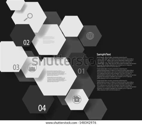 추상 디자인 육각형 도형 배경 스톡 벡터로열티 프리 148342976 Shutterstock