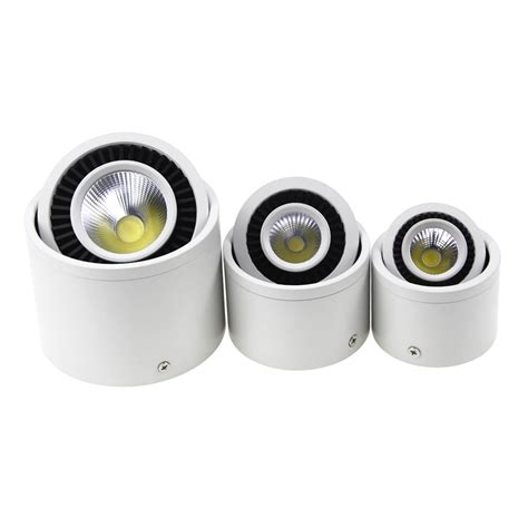 Round Aluminum Spotlight With Led Bulb