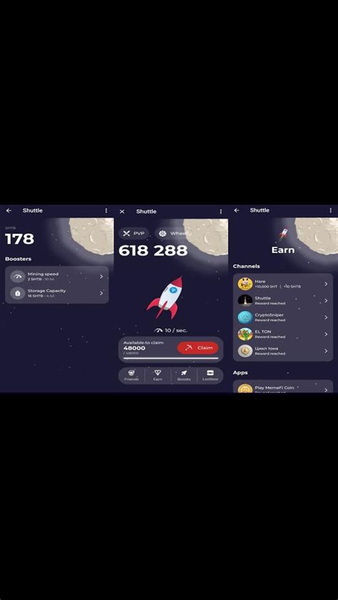 Shuttle New Crypto Mining Bot On Telegram Ton Newsr Video