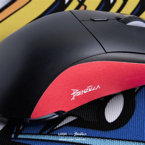 Loga Premium Mouse Skins Grip Tapes Benzilla Edition