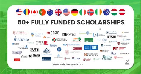 Top 50 Fully Funded Scholarships For International Students List