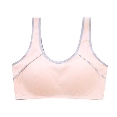 Ketyyh Chn Bras For Teen Girls Big Girls Bra Comfort Flex Fit Seamless For Girl Teens Pink