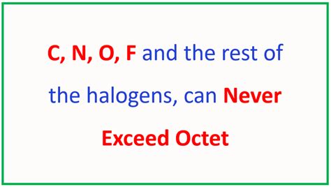 The Octet Rule In Organic Chemistry Chemistry Steps