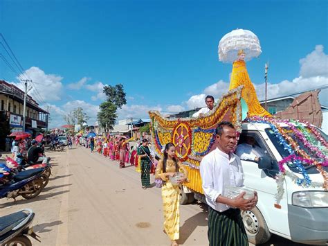 လွိုင်လင်မြို့တွင် ၉၆ ကြိမ်မြောက် မြို့လုံးကျွတ်ဘုံကထိန်လှည့်လည