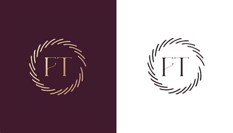 Premium Vector Ft Logo Design Vector Image