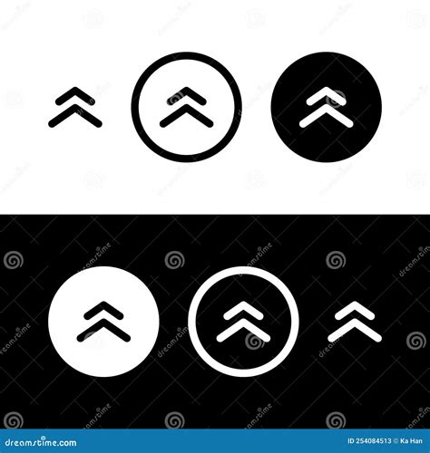 Swipe Up Button Icon Vector In Clipart Style Stock Vector