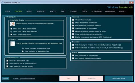 Windows Tweaker 4 Released Now Windows 8 Compatible Ghacks Tech News