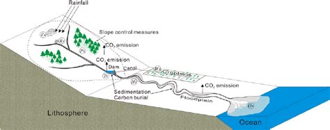 A Conceptual Diagram Showing Production Transport And Deposition Of