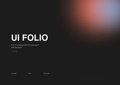 Ui Folio Ui Ux Concepts On Behance