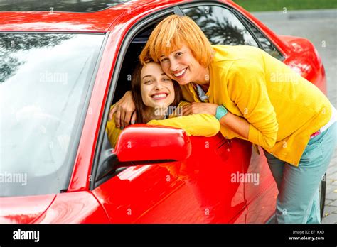 Mother Teenage Daughter In Car Hi Res Stock Photography And Images Alamy