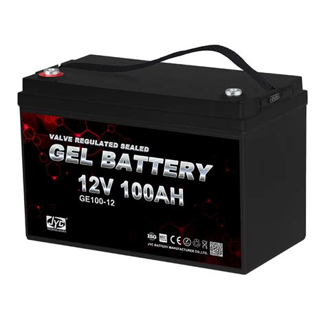 Maintenance Free Sealed Deep Cycle Solar Gel Battery 12v 100ah Lead