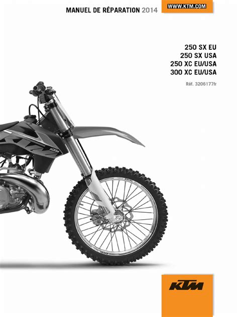 2014 Ktm 250 300 Sx Xc Manual Francais Pdf
