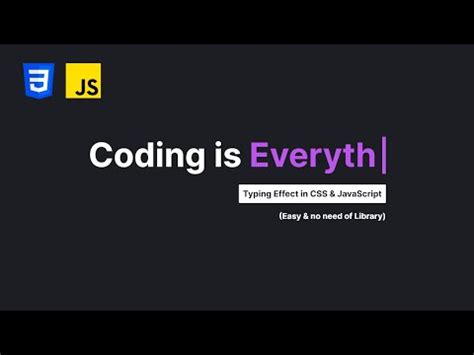 Create Text Typing Effect In HTML CSS Vanilla JavaScript Multiple