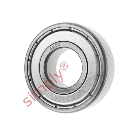 6202ZZ Budget Metal Shielded Deep Groove Ball Bearing 15x35x11mm Simply