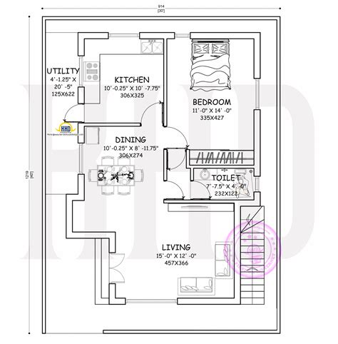 Ground Floor And First House Plan