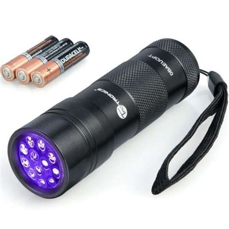 Linterna Ultravioleta Uv Taotronics Detector De Mancha Greenforest