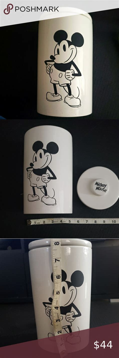 Mickey Mouse Ceramic Canister Cookie Jar