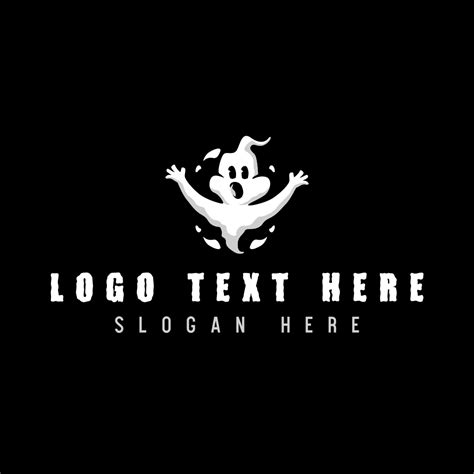 Spooky Ghost Spirit Logo Brandcrowd Logo Maker