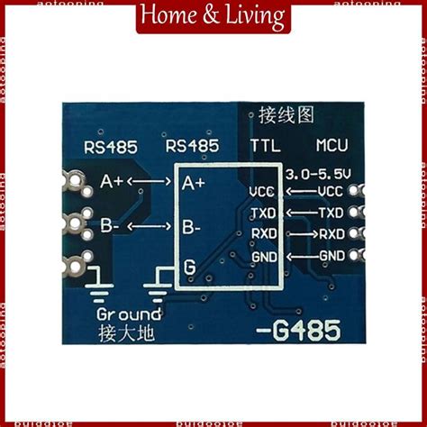 Aoto ขนาดกะทัดรัด Ttl ถึง Rs485 โมดูลสัญญาณตัวแปลง 3 V 5v อุตสาหกรรมการออกแบบป้องกันการรบกวน