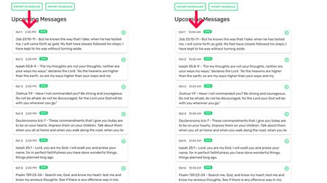Scheduled Messages