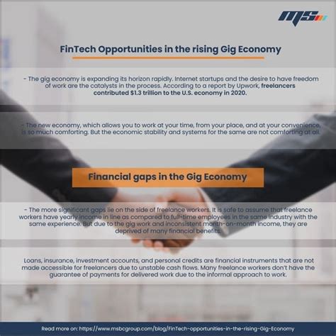 Fintech Opportunities In The Rising Gig Economy By Msbc Group Medium