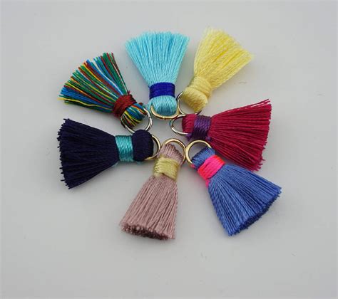 10 Pcs 20 Mm Tassels Mini Tassel Craftsuede Tassel Etsy