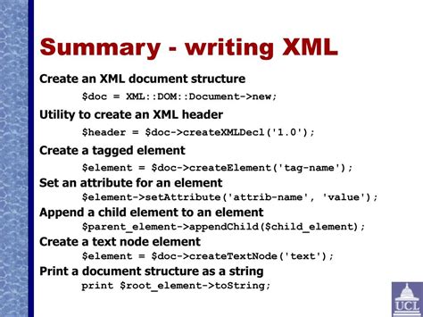 Ppt Perl Xml Dom Reading And Writing Xml From Perl Powerpoint Presentation Id